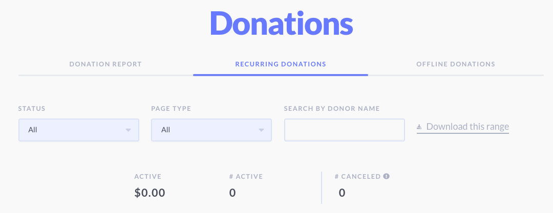 Donation Management and Reports – Mightycause Support Center